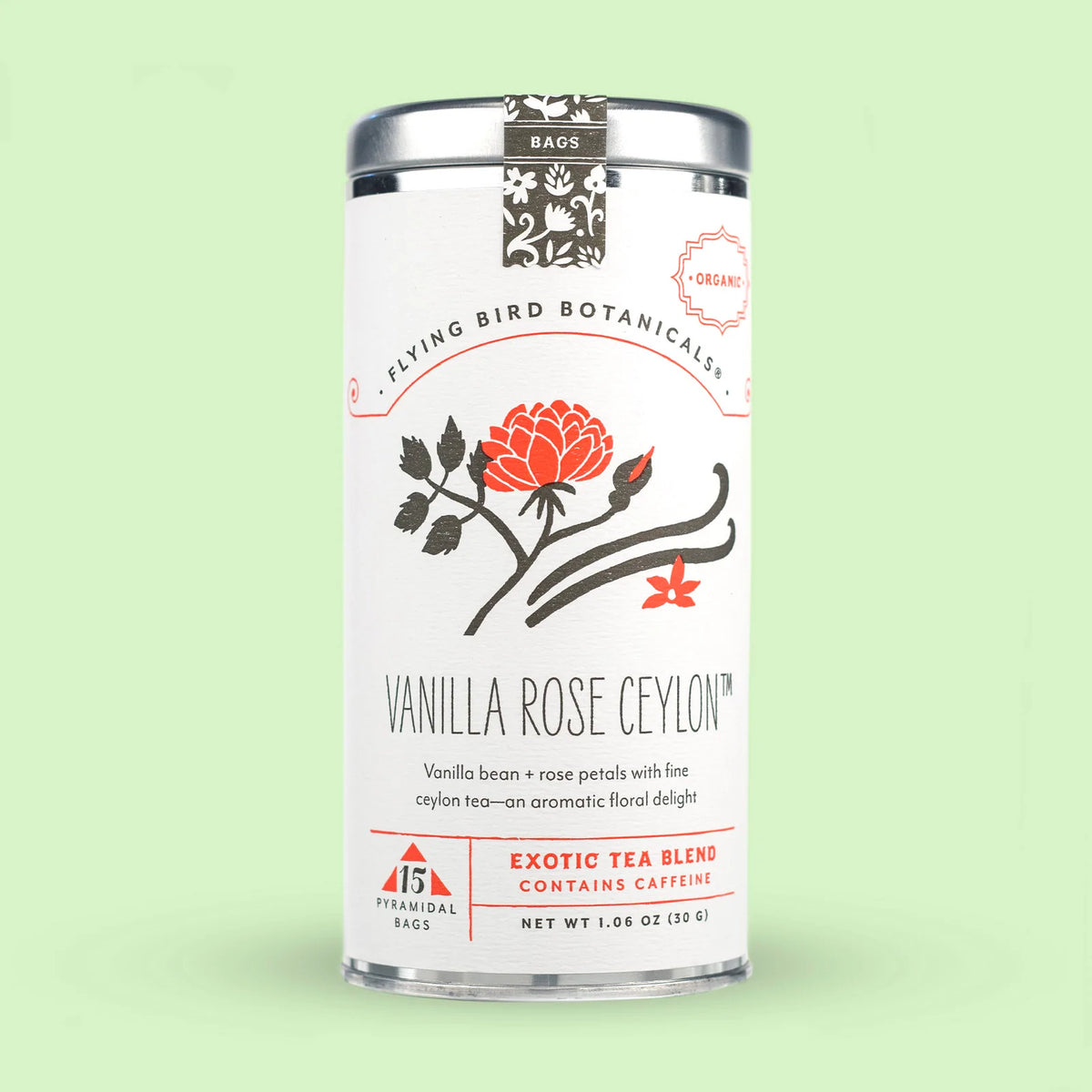 Vanilla Rose Ceylon Exotic Tea Blend | Zahra LLC